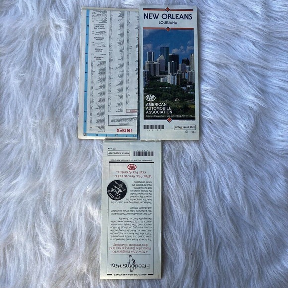 Other | Lot Of 3 Vintage Road Street Mapsaaa State Series Folding ...